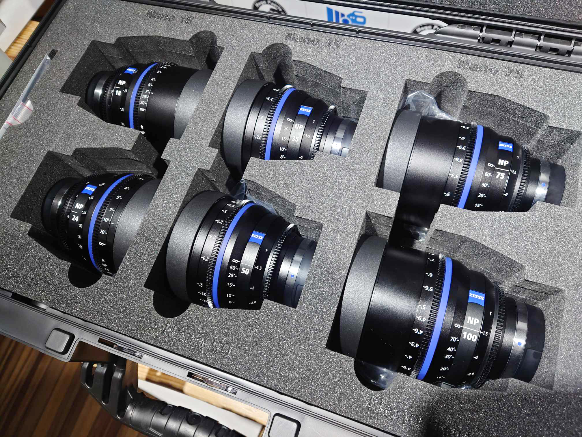 Zeiss Nano Prime 六鏡組：18、24、35、50、75、100mm 原生 E-Mount Cinema Lenses - 大港 ...